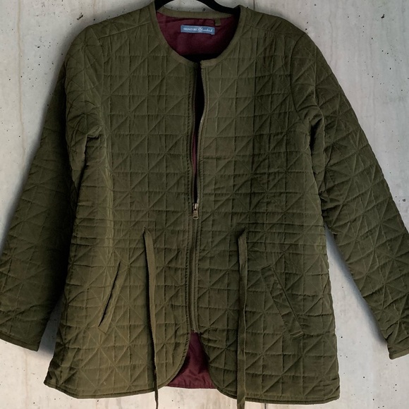 Jackets & Coats | Olive Green Quilted Jacket Coat | Poshmark